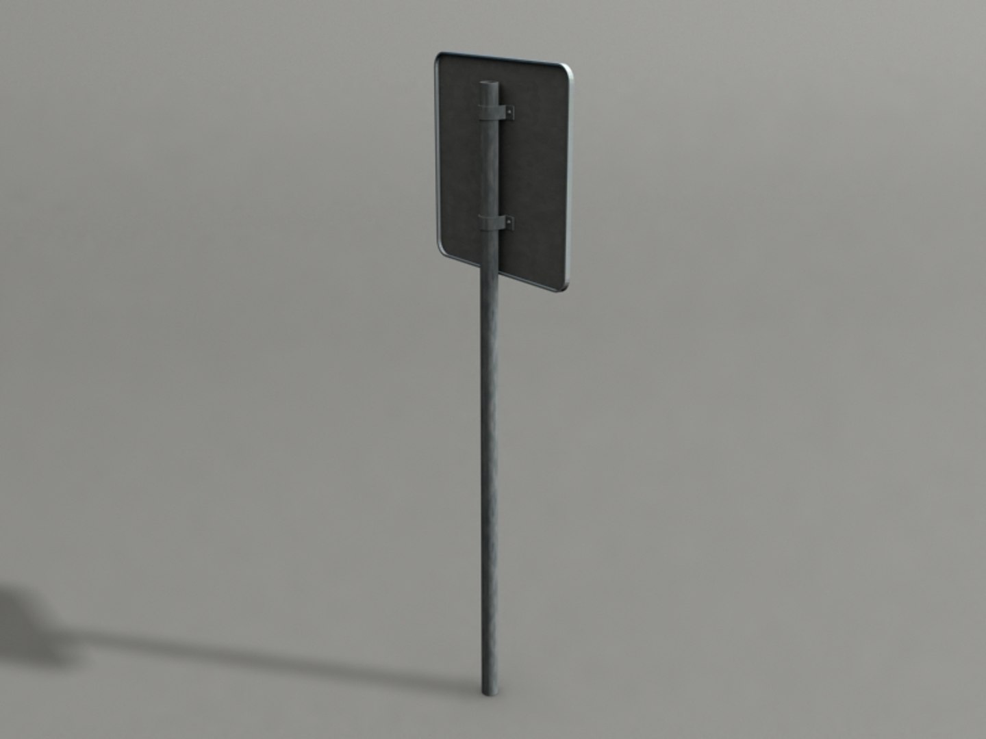 3d Bus Stop Sign Model