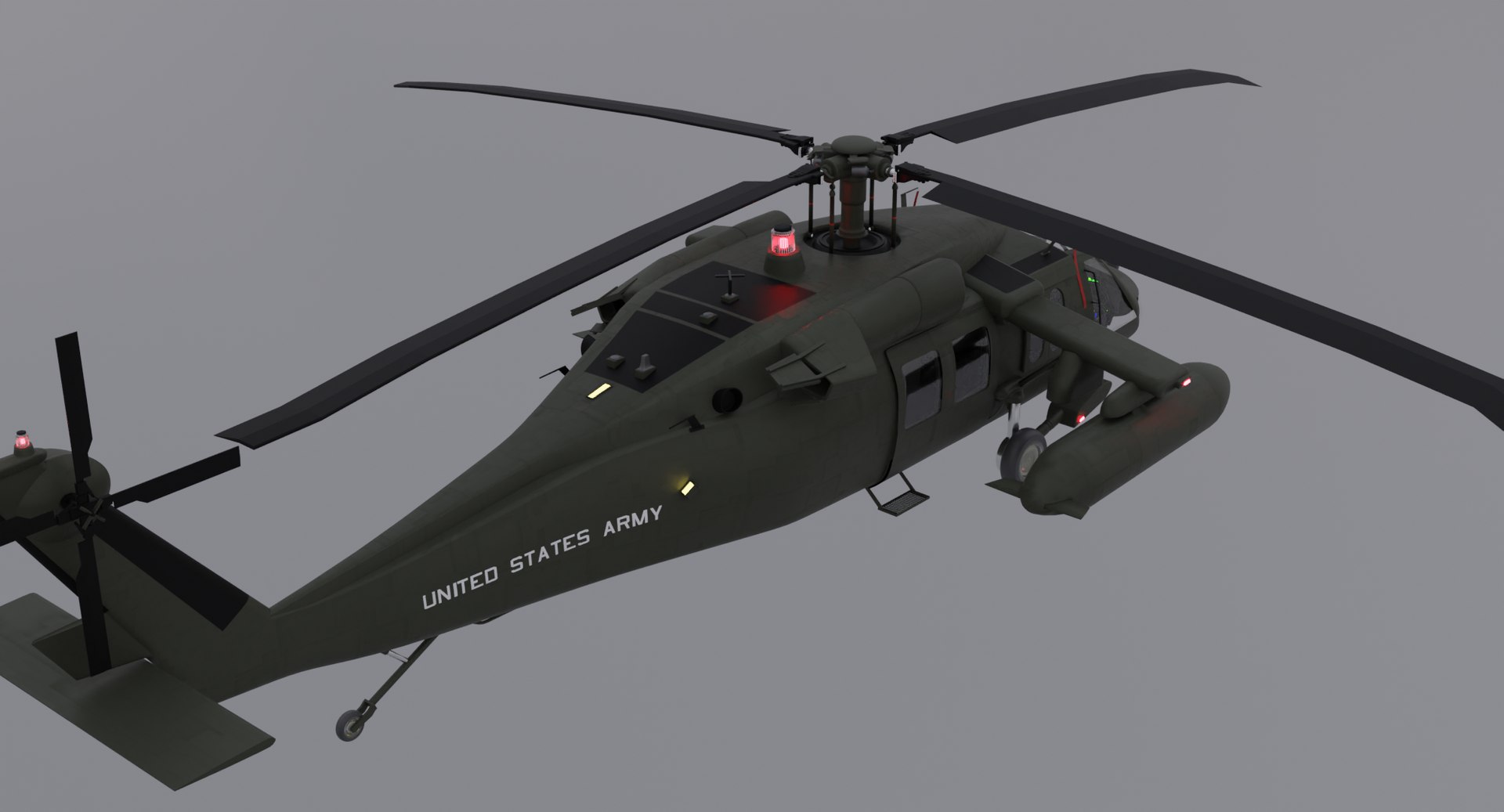 Black Hawk Helicopter With Pilots Model - TurboSquid 2104810