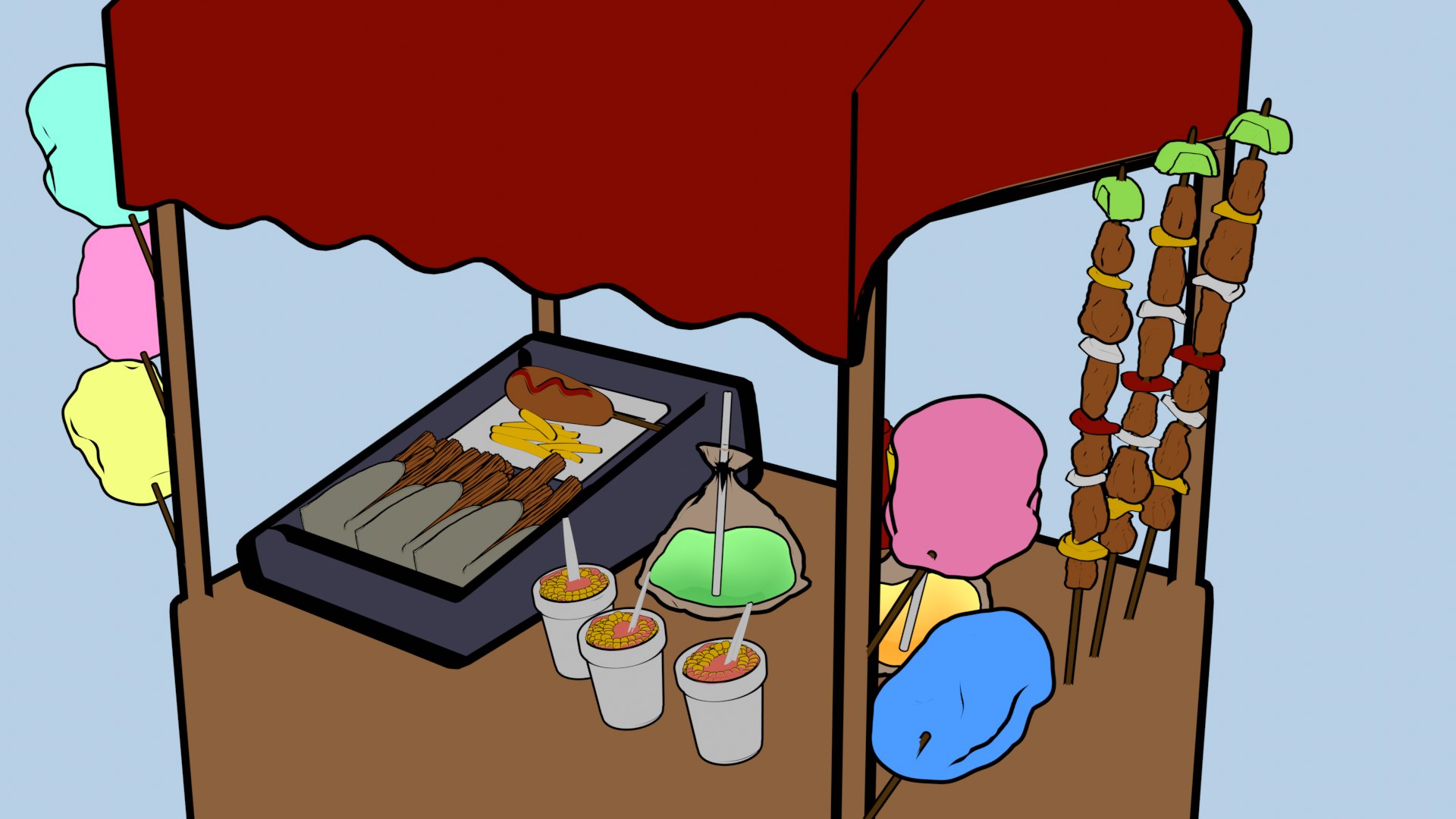 Mexican Cravings 3D - TurboSquid 2030532