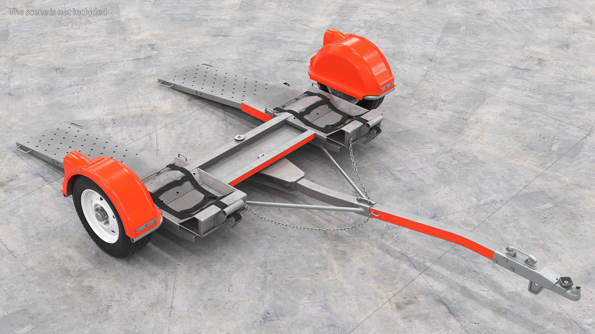 Axle Tow Dolly 3D model - TurboSquid 2051149