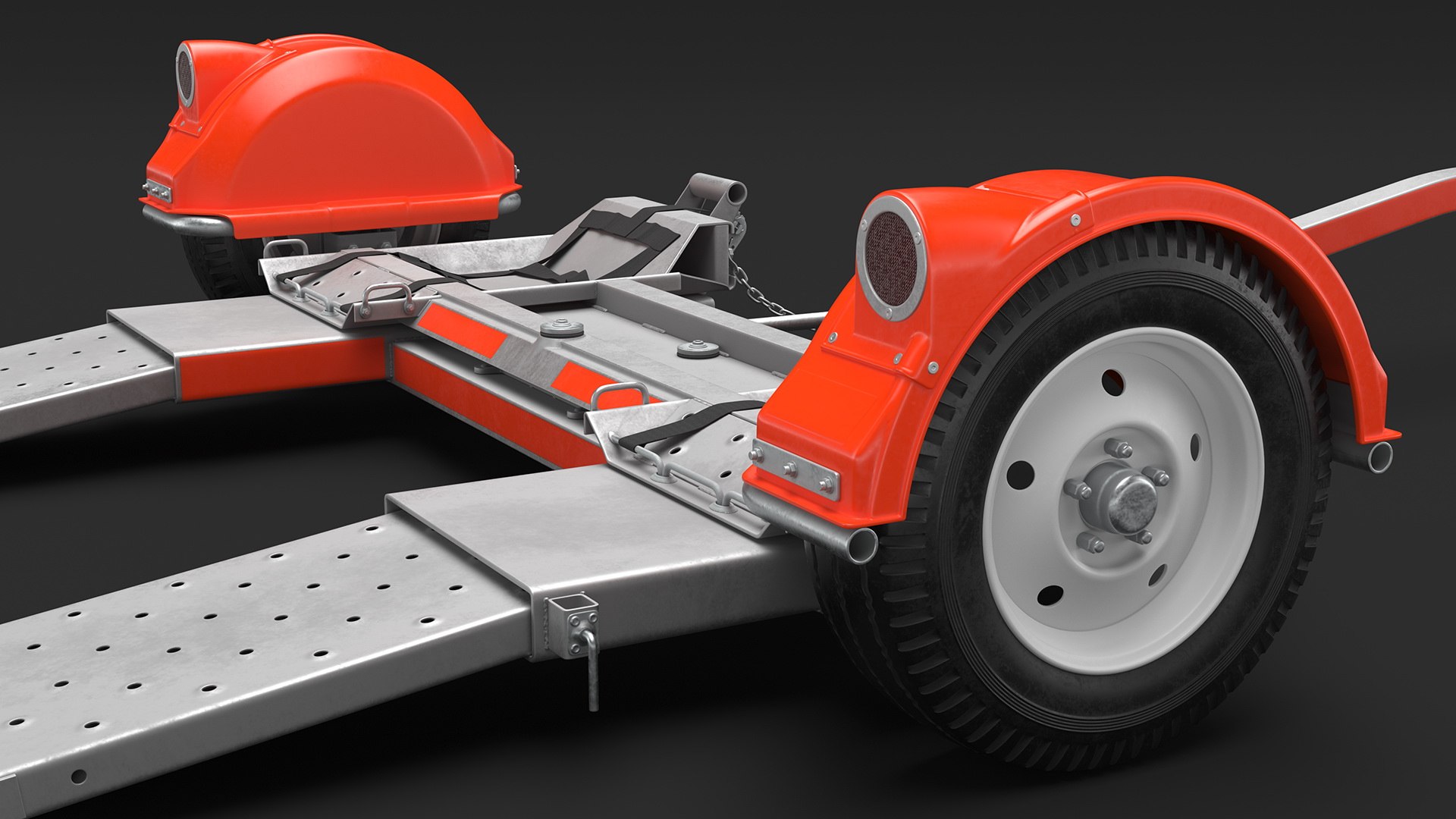 Axle Tow Dolly 3D model - TurboSquid 2051149