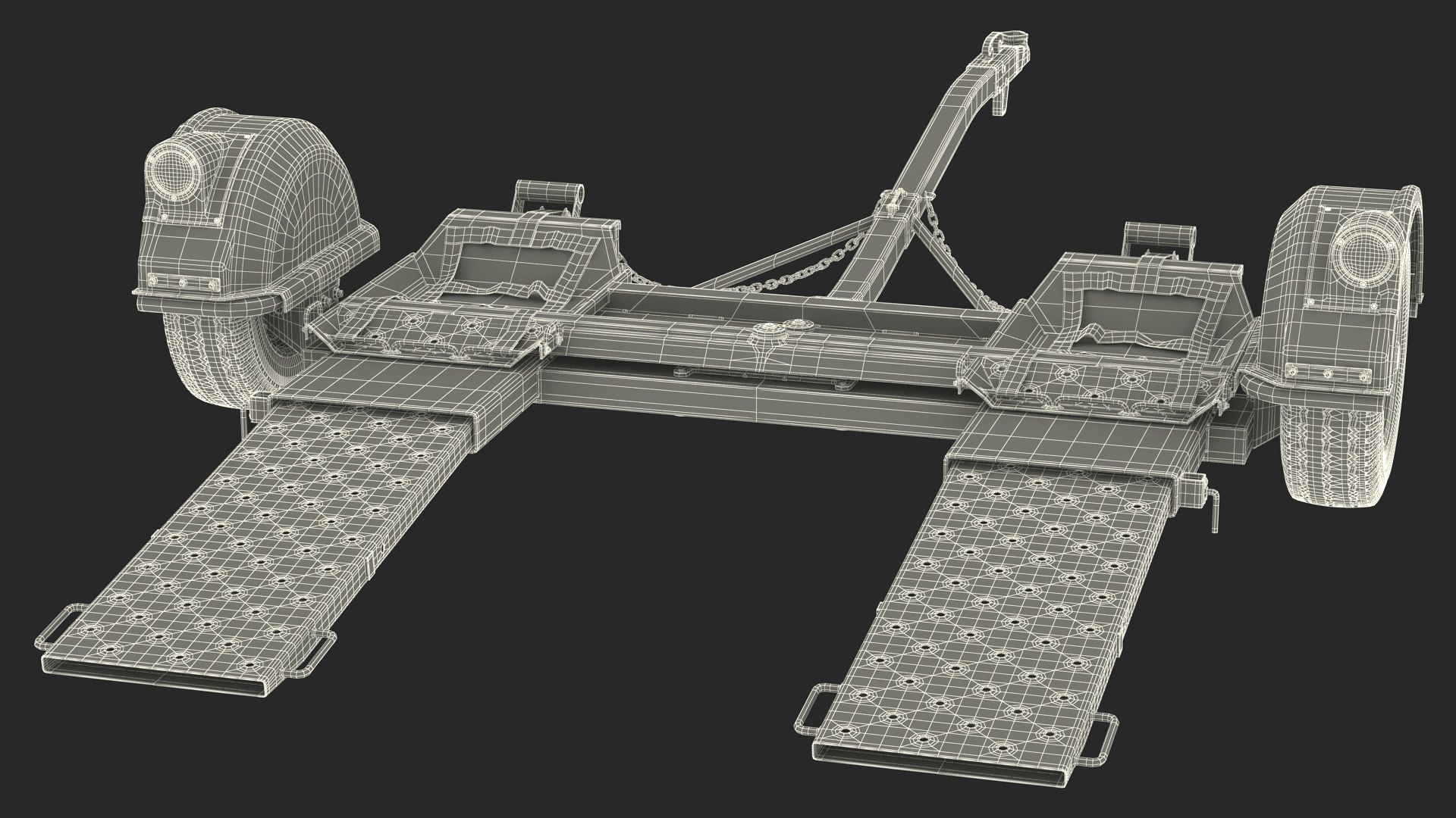 Axle Tow Dolly 3D Model - TurboSquid 2051149