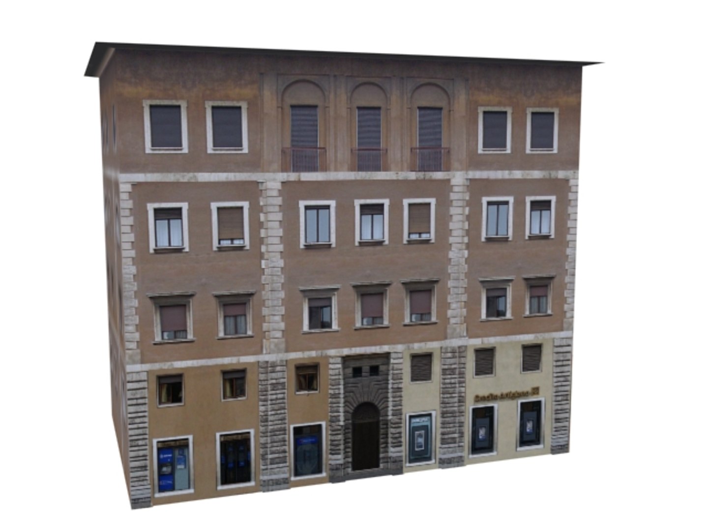 Classic European Apartments 3d Model