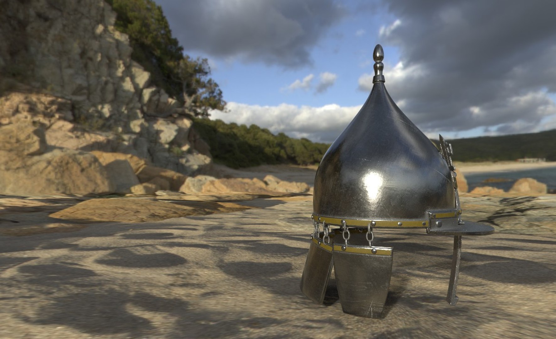 3D helmet seljuk - TurboSquid 1486952