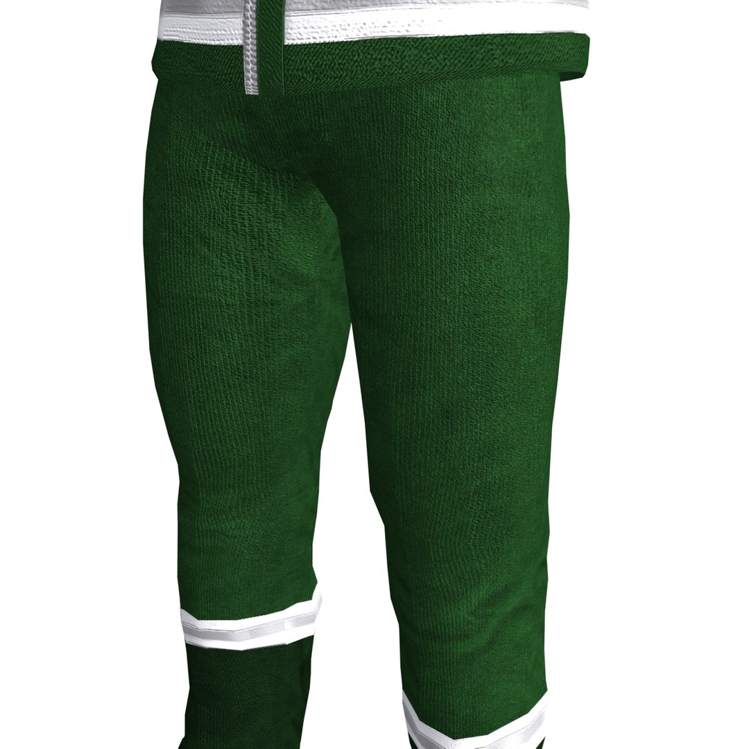 paramedic uniform 3 3d obj