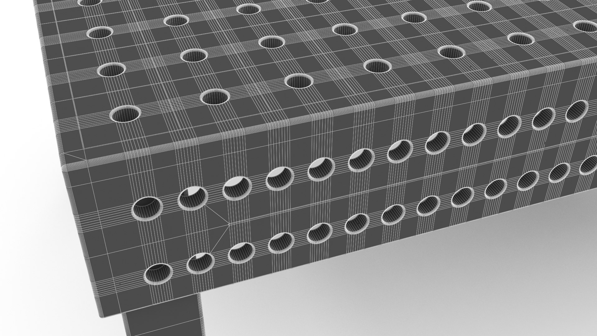 Industrial Metal Table PBR 3D Model - TurboSquid 1844125