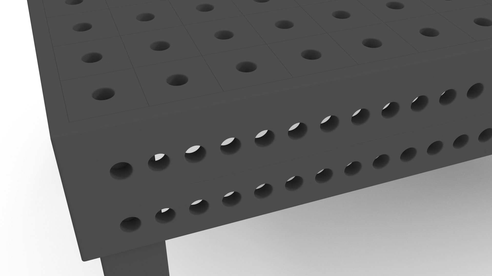 Industrial Metal Table PBR 3D Model - TurboSquid 1844125