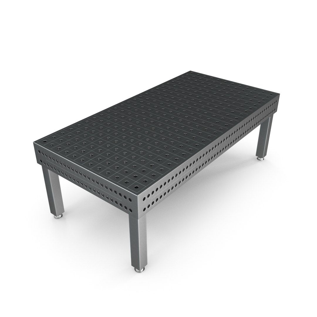 Industrial Metal Table PBR 3D Model - TurboSquid 1844125
