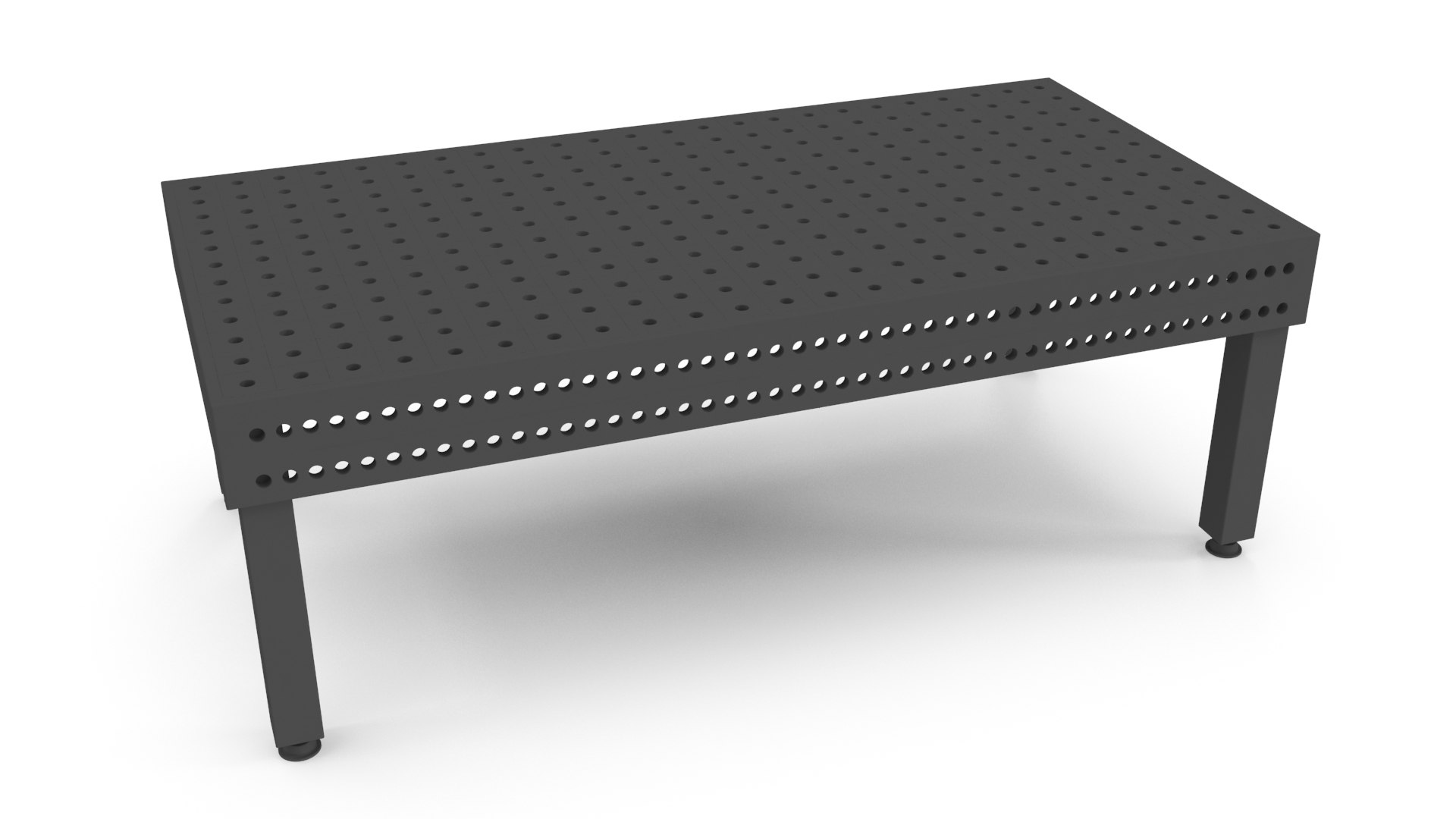 Industrial Metal Table PBR 3D Model - TurboSquid 1844125