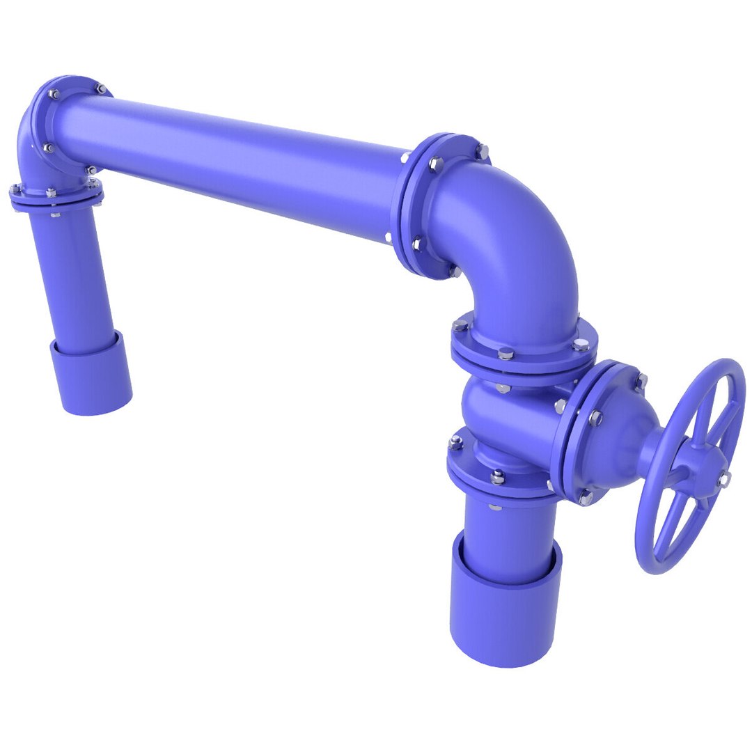 3D Refinery Fuel Oil Pipe 40 Model - TurboSquid 2257213