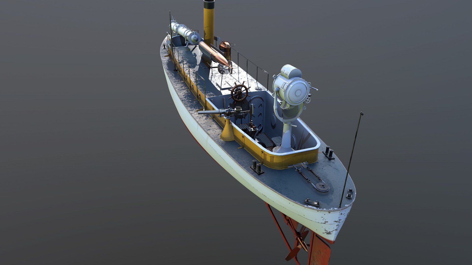 Boat War 3D Model - TurboSquid 1231211
