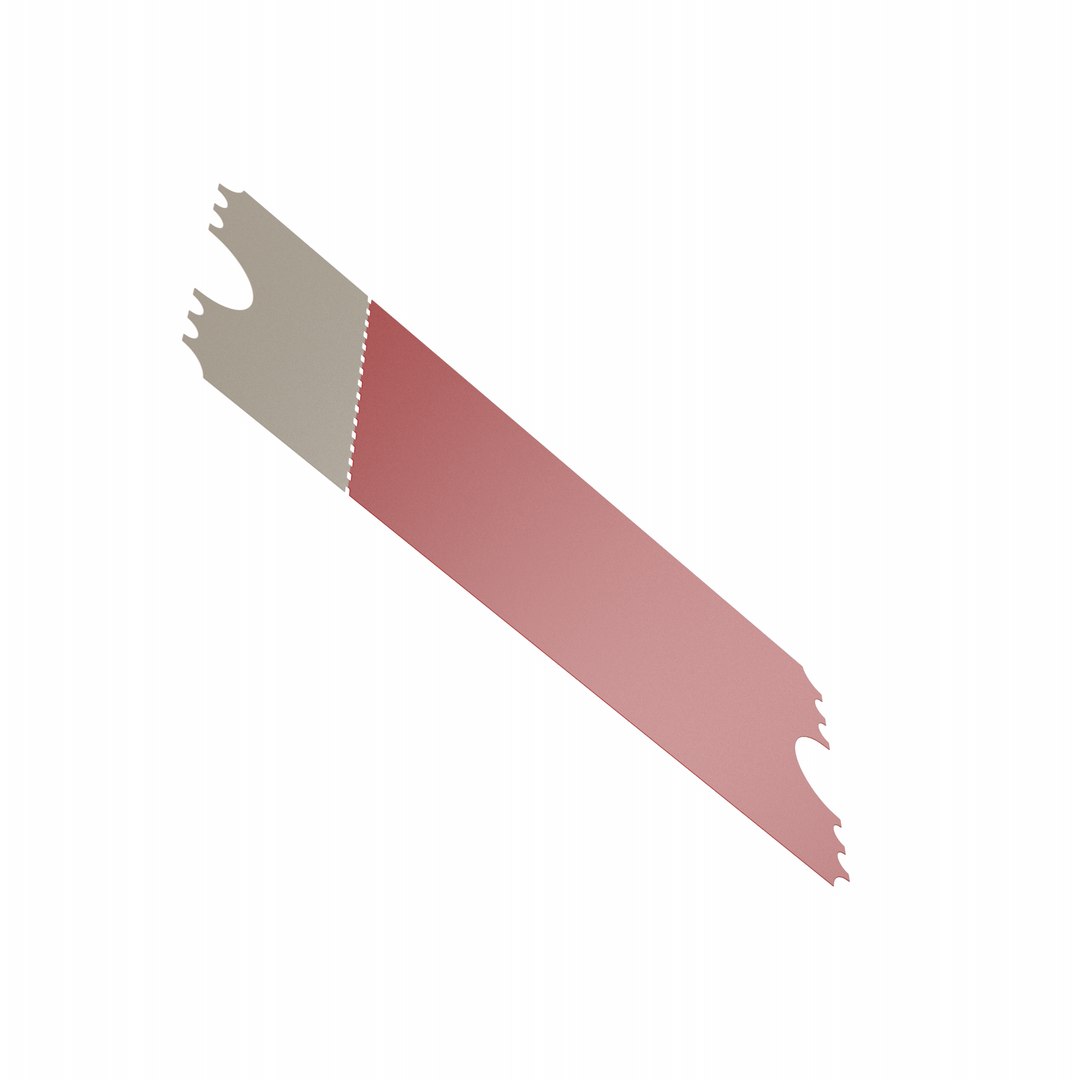 Red Ticket 3D model - TurboSquid 2170942