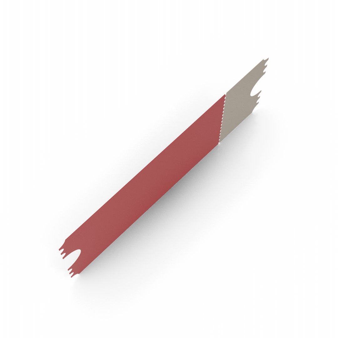 Red Ticket 3D model - TurboSquid 2170942