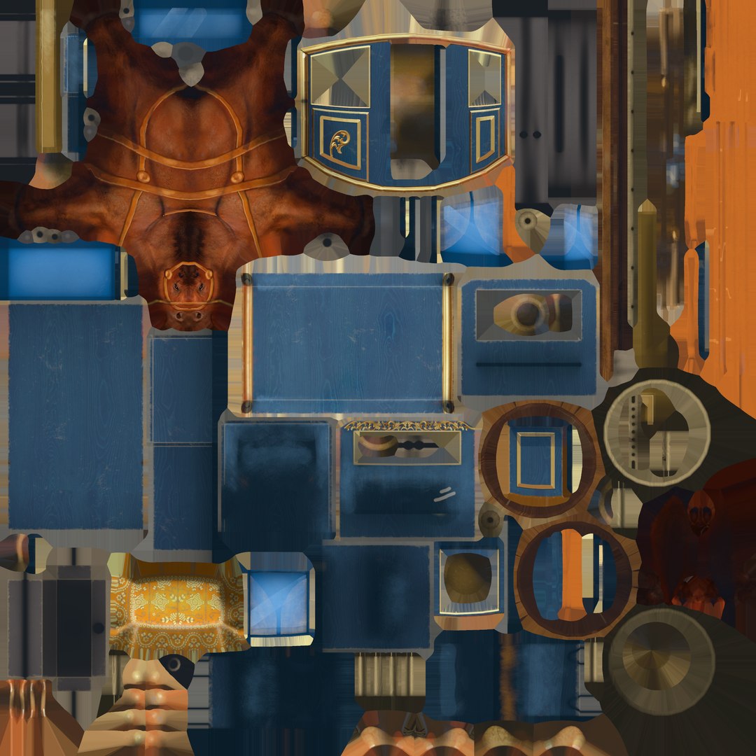 Chariot Model - TurboSquid 2303725