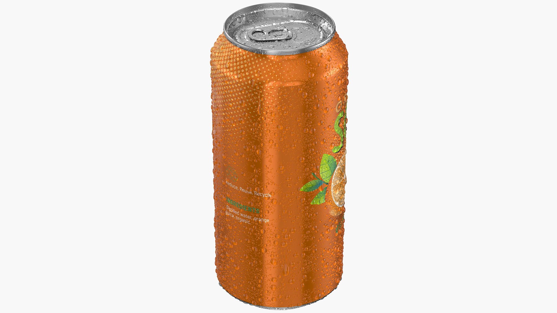 Standard Soda Can With Droplets 440ml 3D Model - TurboSquid 2242234