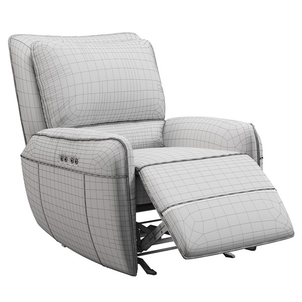 3D model Knife Edge Power Recliner open state - TurboSquid 2047410