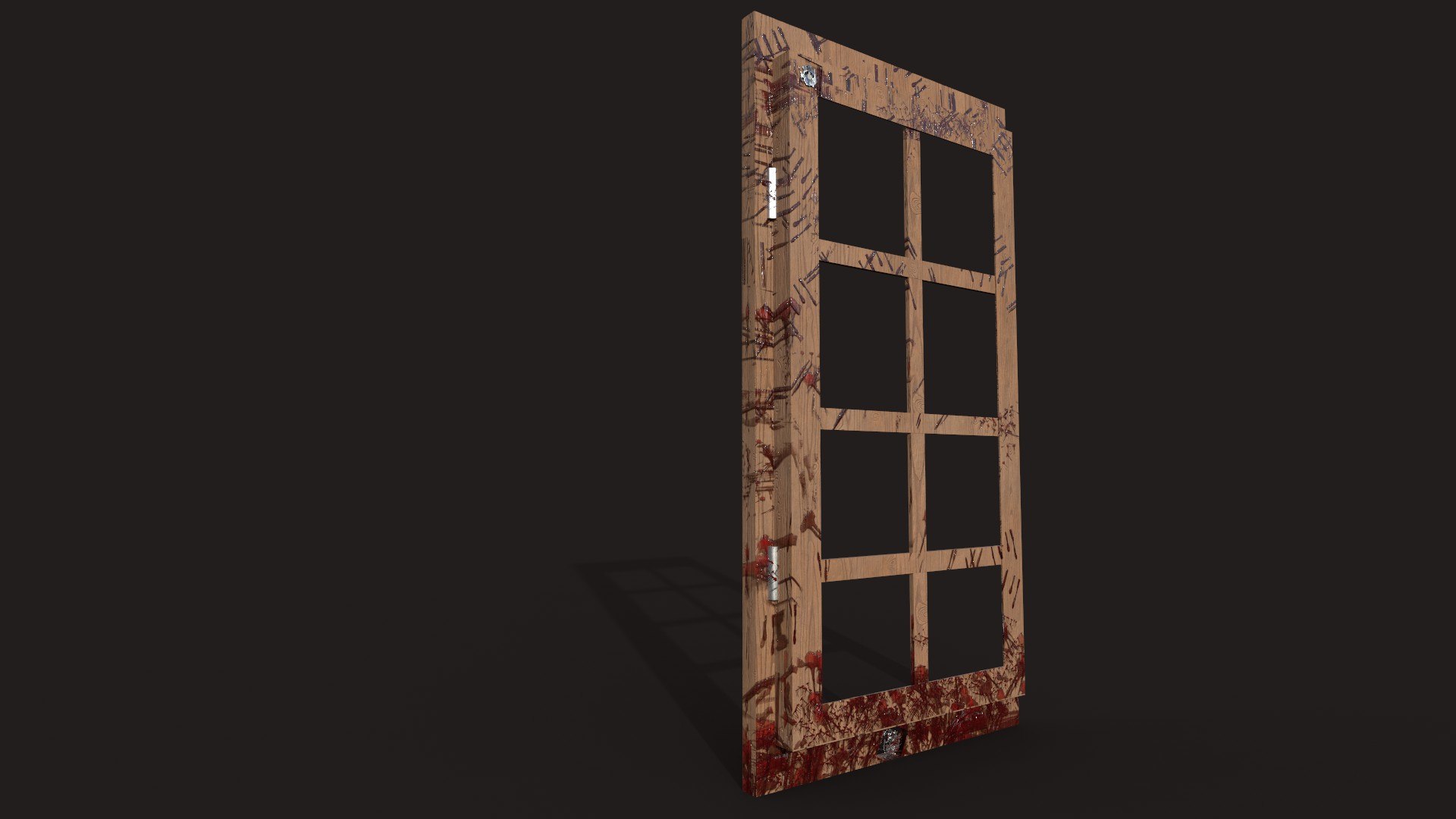 Horror Mansion 3D Model Gothic House With Bloodstained Walls Cursed ...