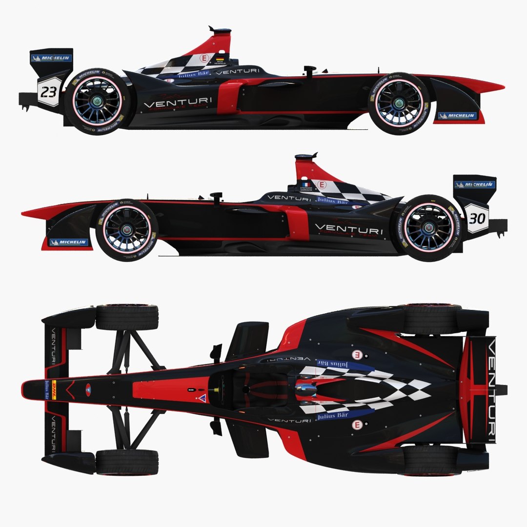 Venturi Formula E 3d Model
