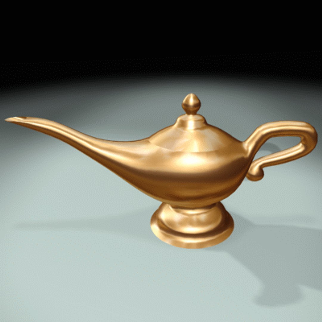 Aladdin Magic Lamp 3d Model