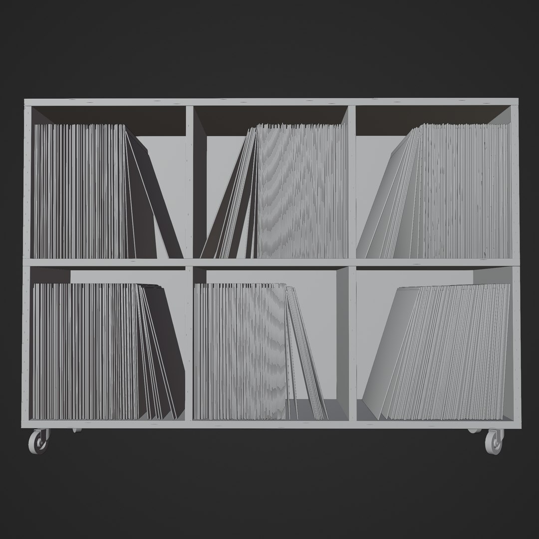 3D Model Vinyl Storage No-39 - TurboSquid 1895261