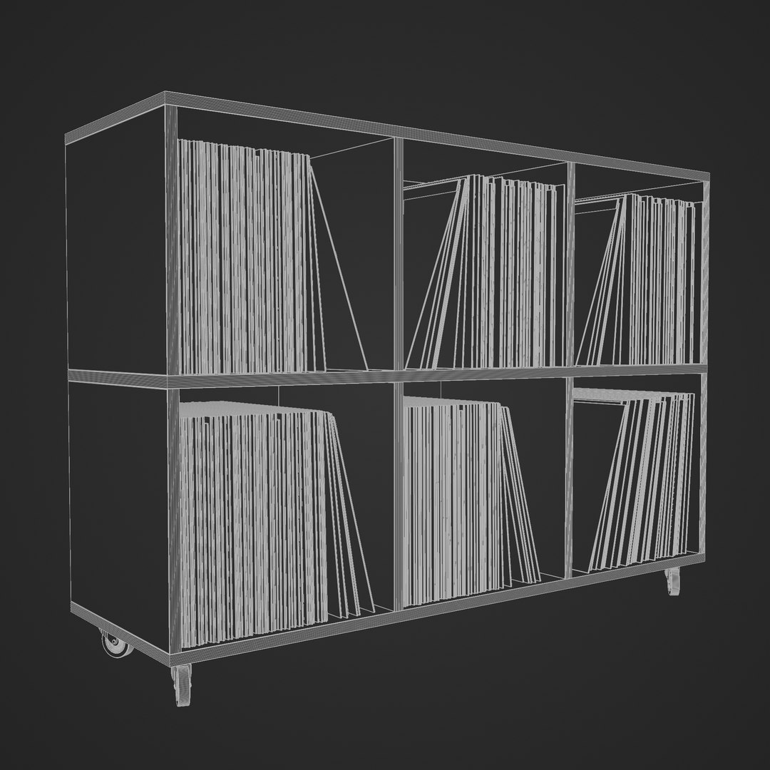 3D Model Vinyl Storage No-39 - TurboSquid 1895261
