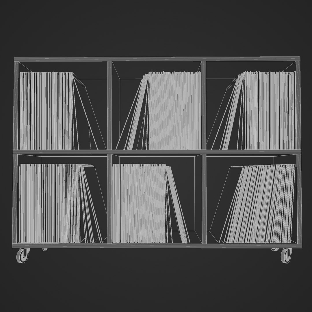 3D model Vinyl Storage No-39 - TurboSquid 1895261