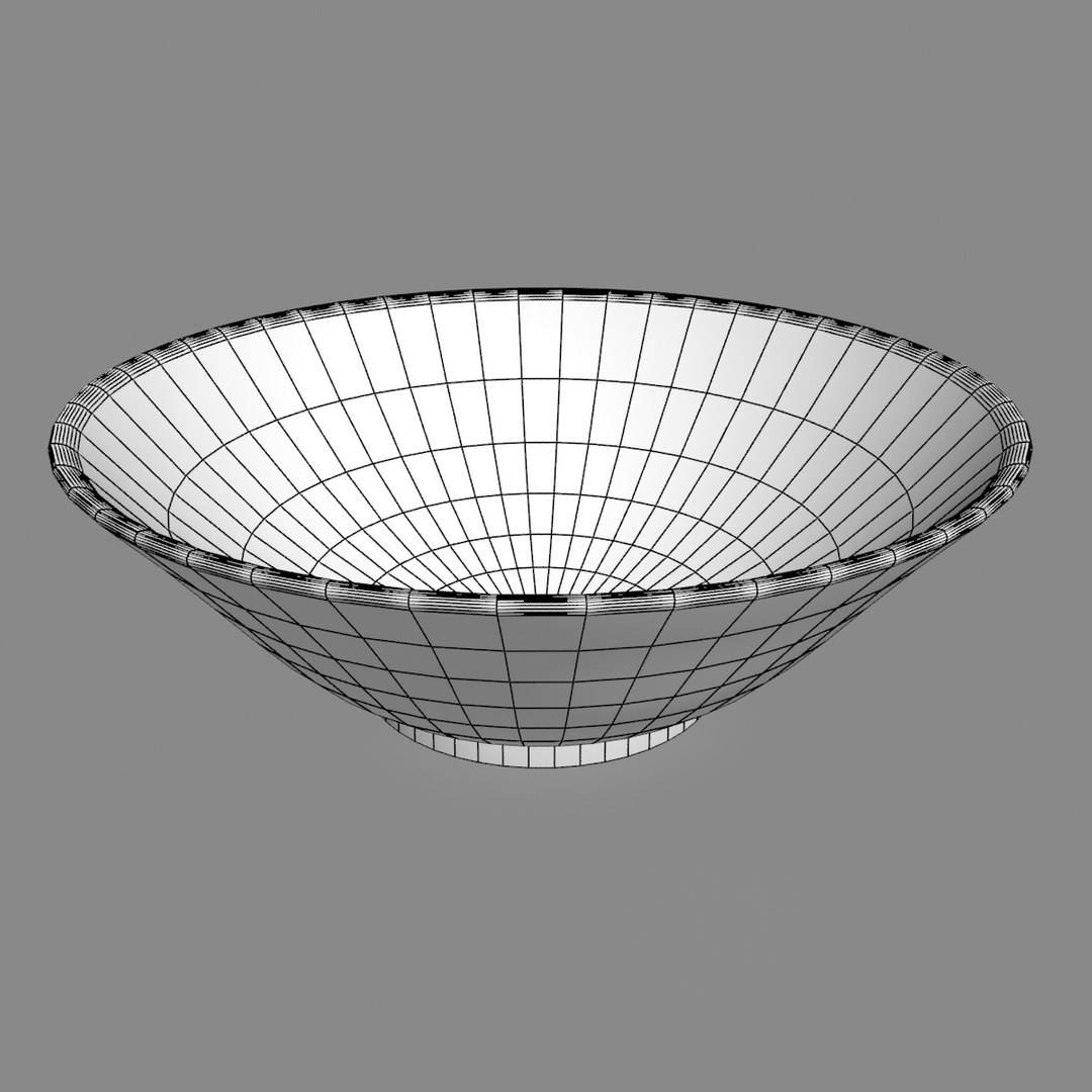 3d 3ds glass bowl