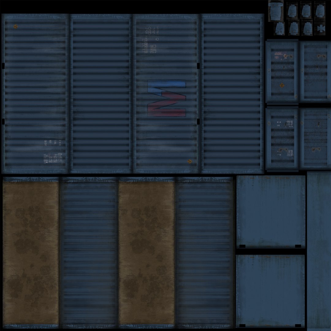 Shipping Container 3d Model