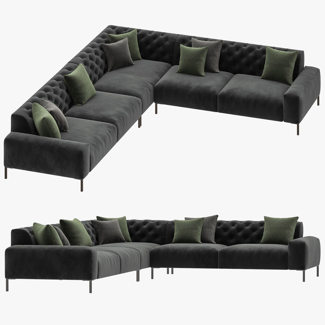 Pianca - Boston Sofa Composition 01 Model - TurboSquid 2300808