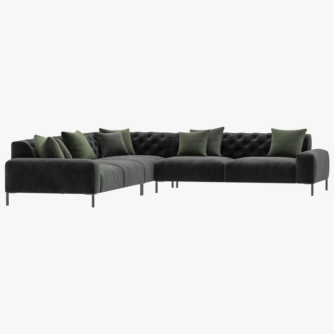 Pianca - Boston Sofa Composition 01 Model - TurboSquid 2300808