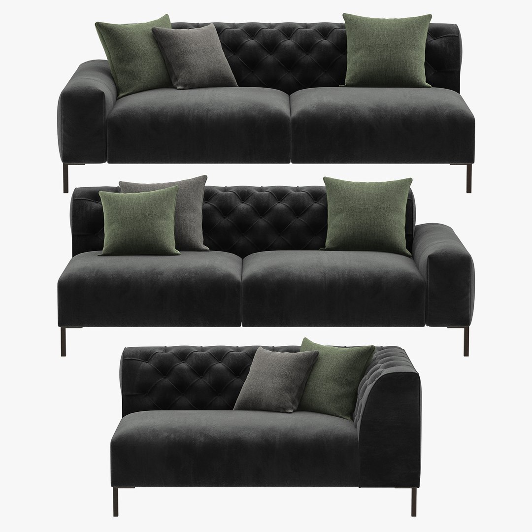 Pianca - Boston Sofa Composition 01 Model - TurboSquid 2300808