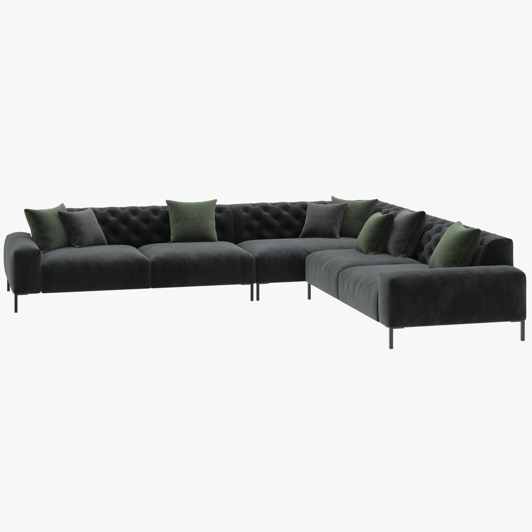 Pianca - Boston Sofa Composition 01 Model - TurboSquid 2300808