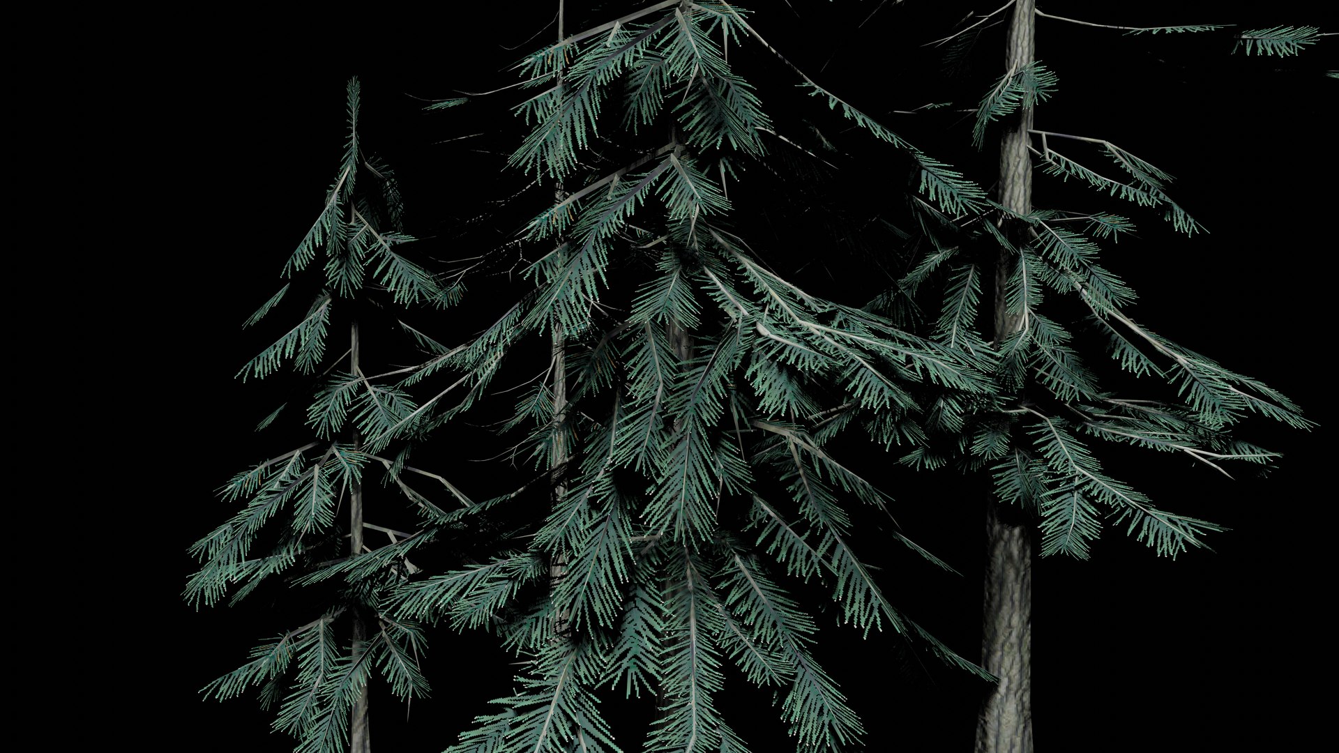 PSX Stylized Fir Trees Model - TurboSquid 2062752