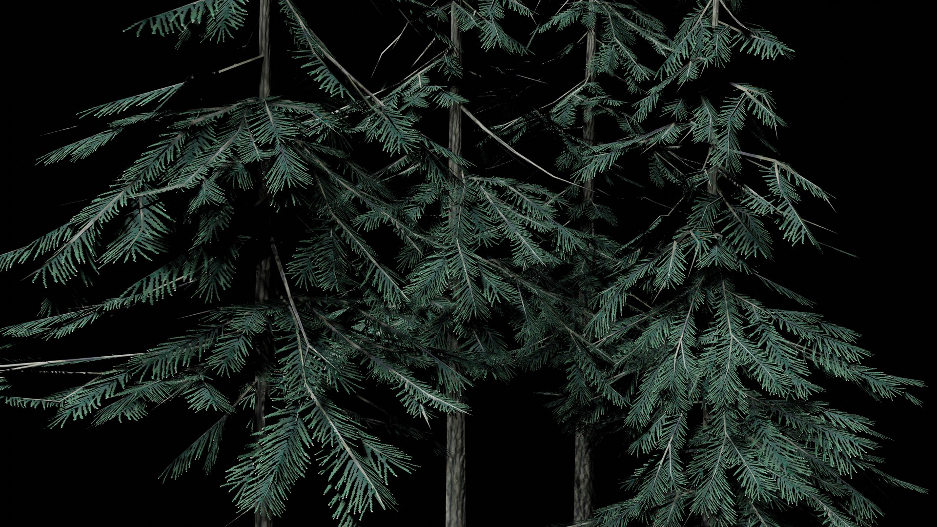 PSX Stylized Fir Trees Model - TurboSquid 2062752