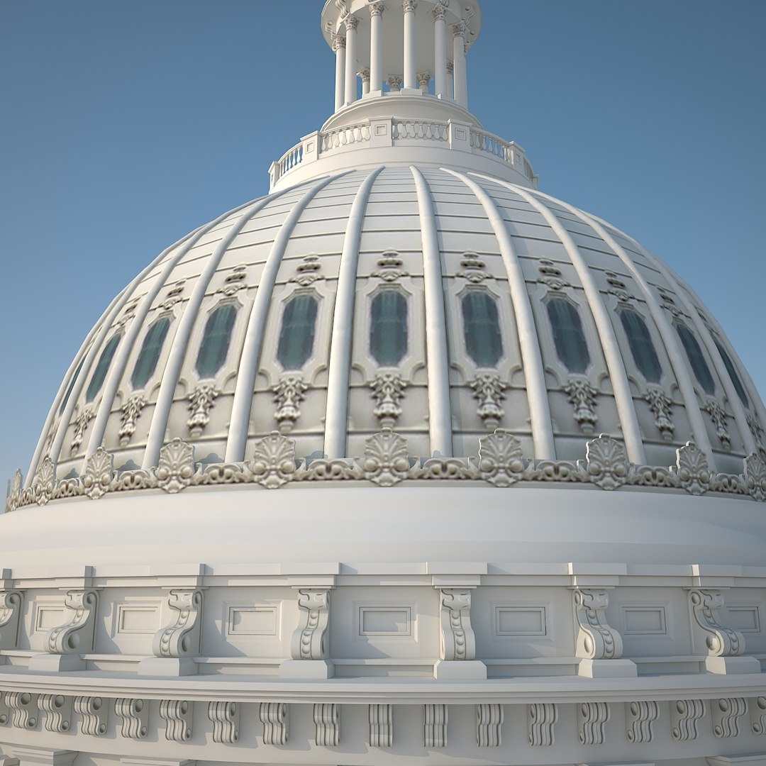 Washington Capitol D 3d Max