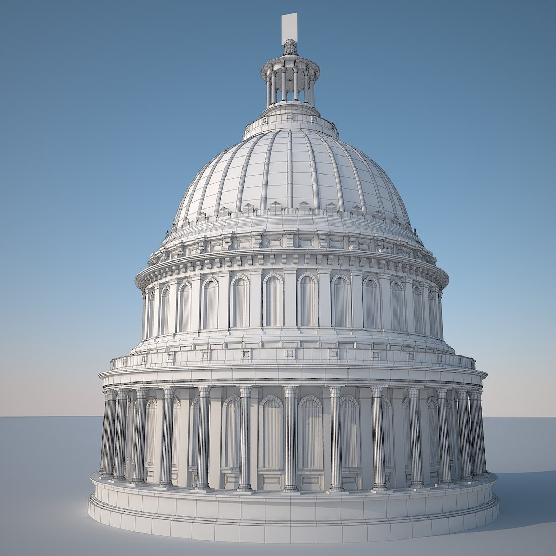 Washington Capitol D 3d Max