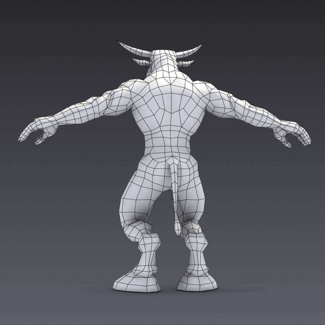 Minotaur Fantasy 3d Model
