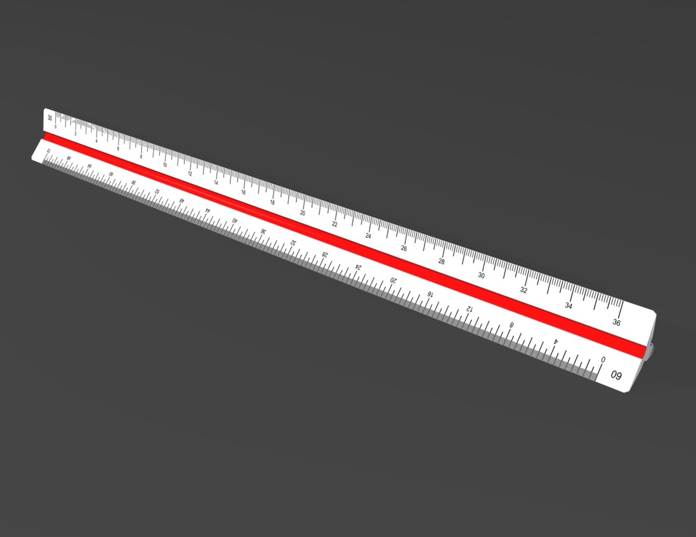 Engineer Scale Ruler 3d Model