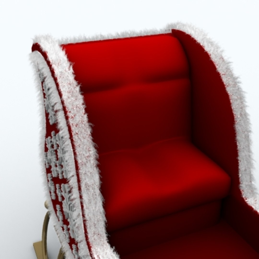 Santa Sled 3d Model