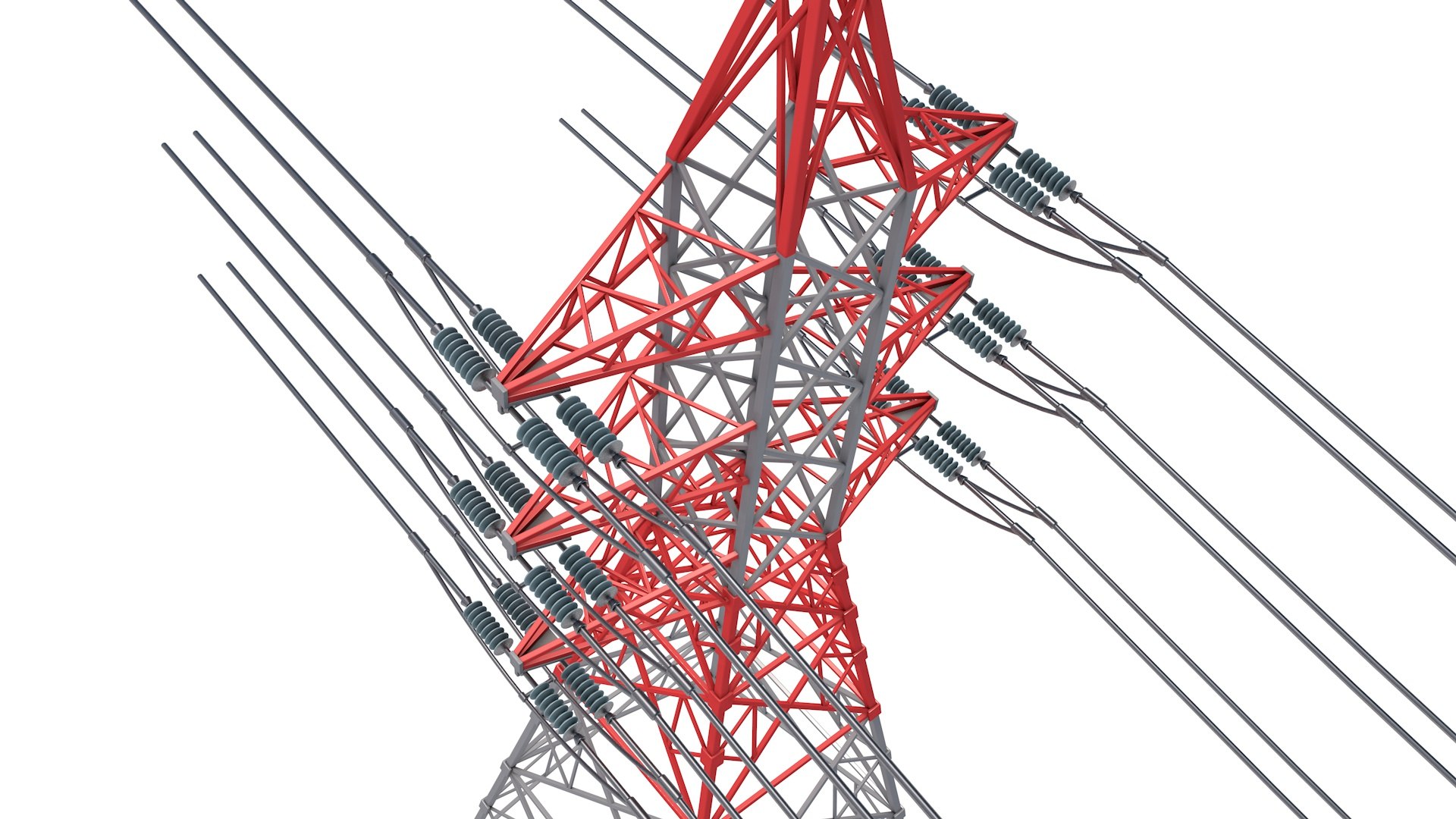 3D Model Electrical Power Line - TurboSquid 1896463