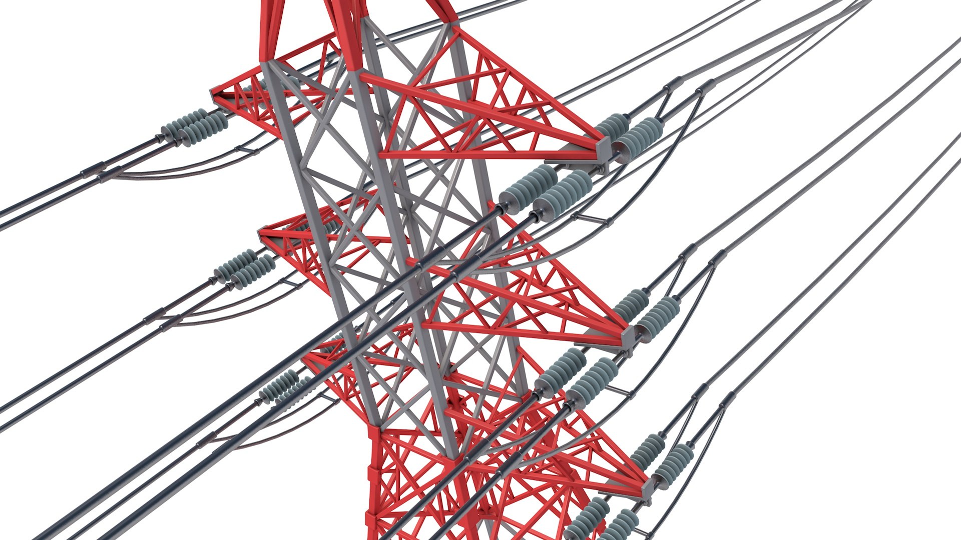 3D Model Electrical Power Line - TurboSquid 1896463