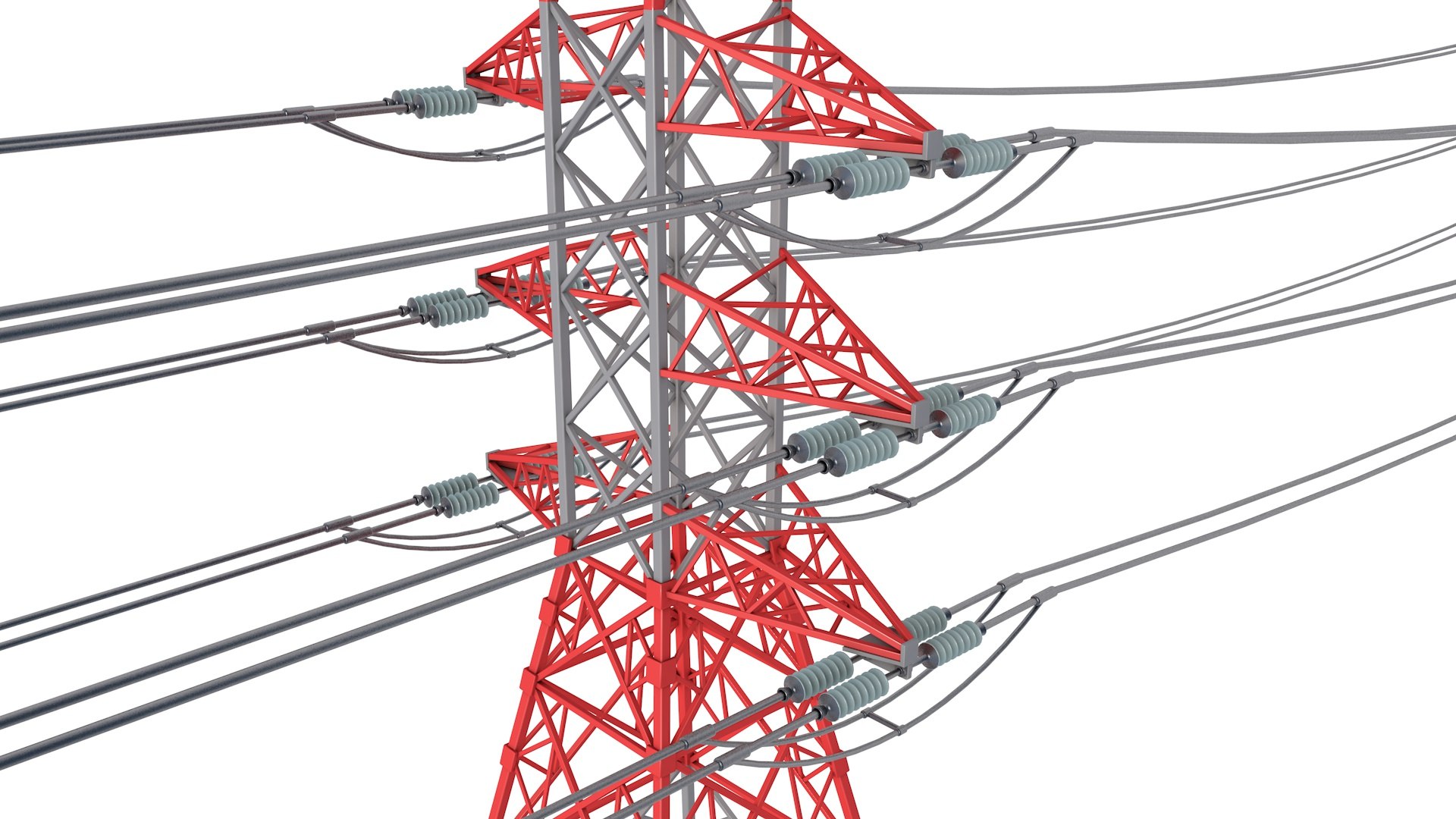 3D Model Electrical Power Line - TurboSquid 1896463
