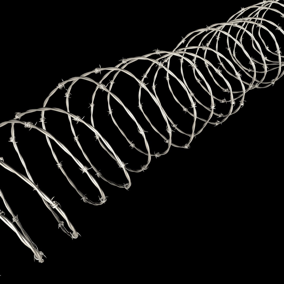 Barbed Wire High Detailed Model - TurboSquid 1738726