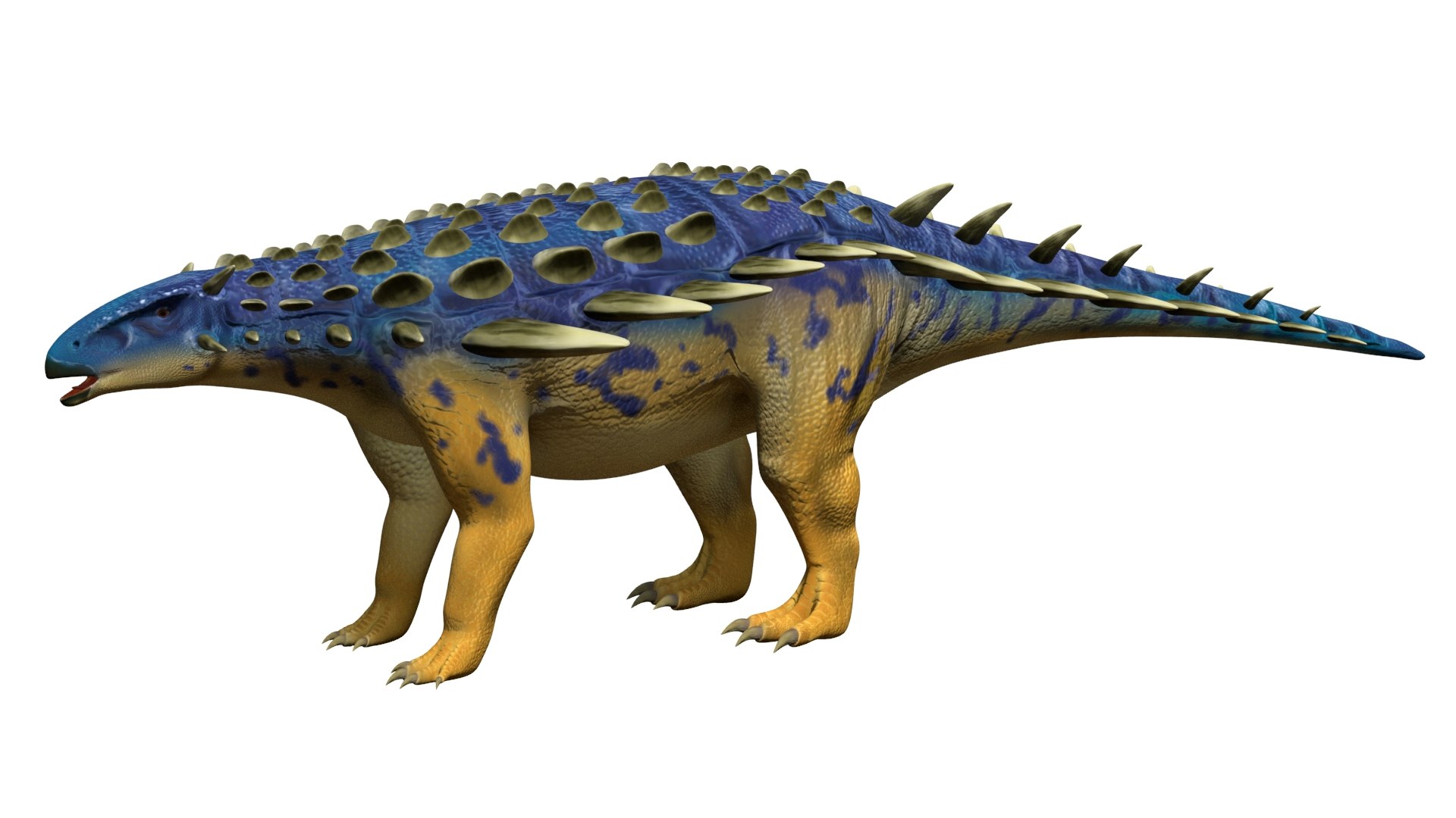 3D Gargoyleosaurus Dinosaur Jurassic Animal Model - TurboSquid 2350375