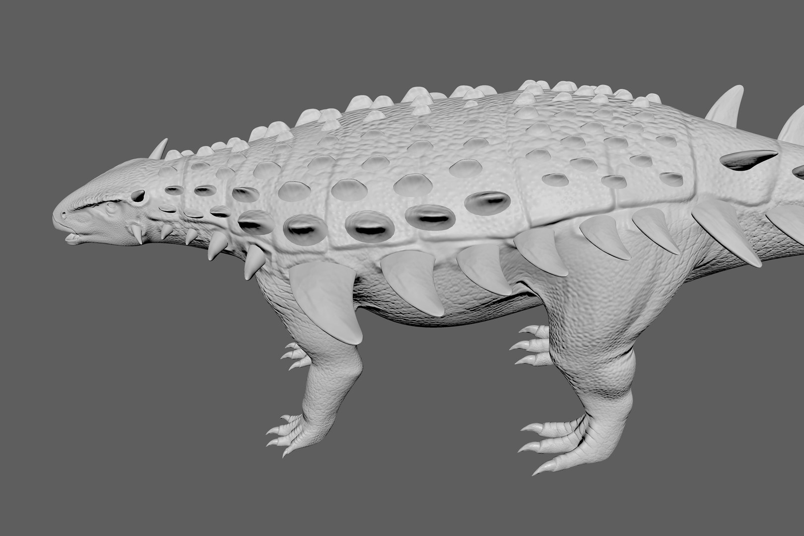 3D Gargoyleosaurus Dinosaur Jurassic Animal Model - TurboSquid 2350375