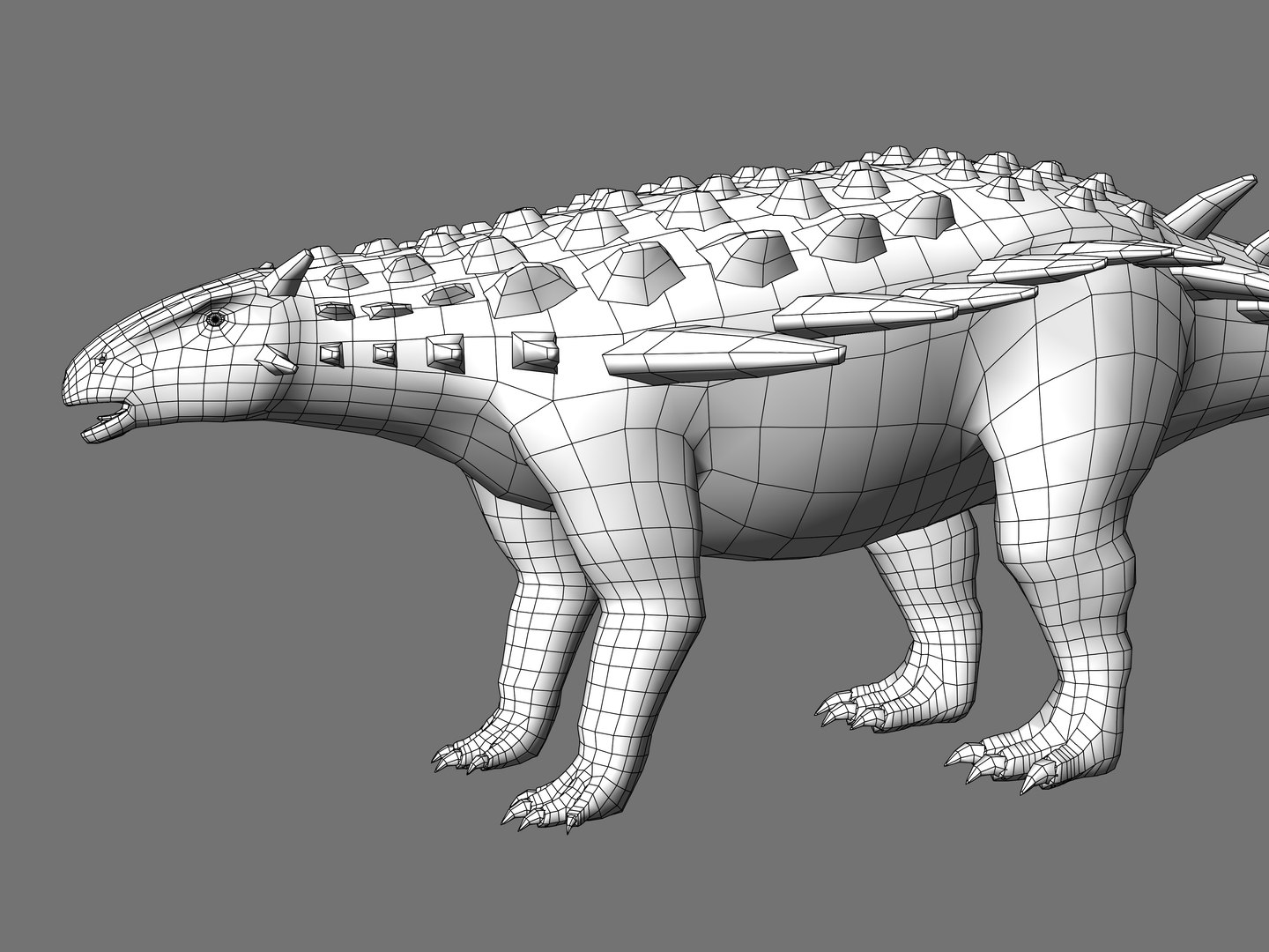 3D Gargoyleosaurus Dinosaur Jurassic Animal Model - TurboSquid 2350375