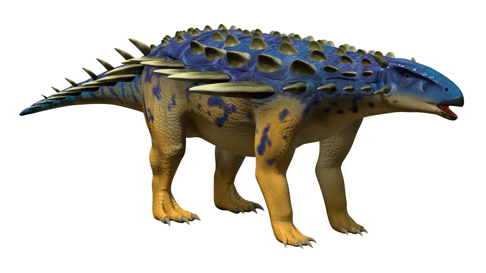 3D Gargoyleosaurus Dinosaur Jurassic Animal Model - TurboSquid 2350375