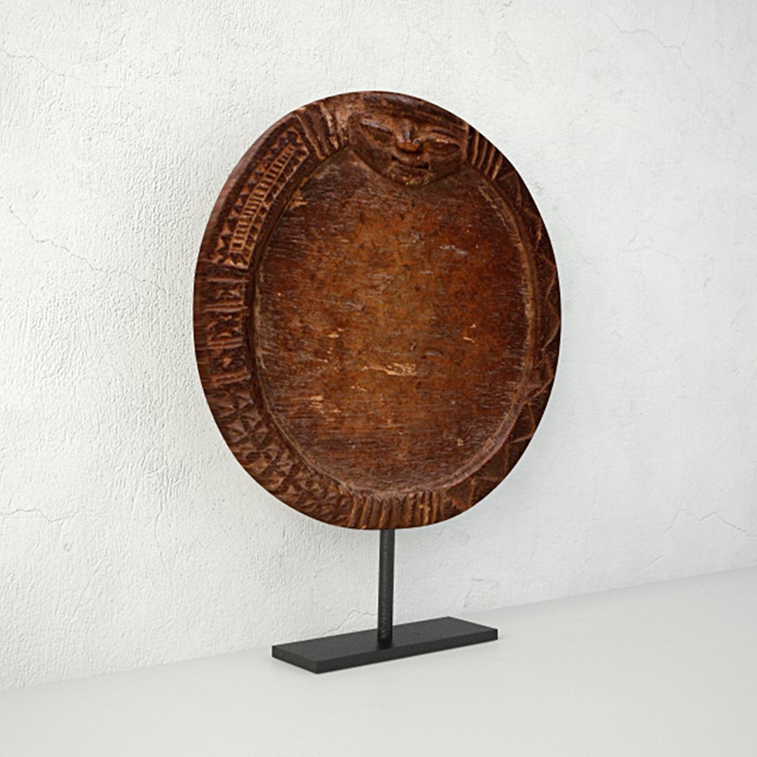 West African Divination Board 3D - TurboSquid 1203115