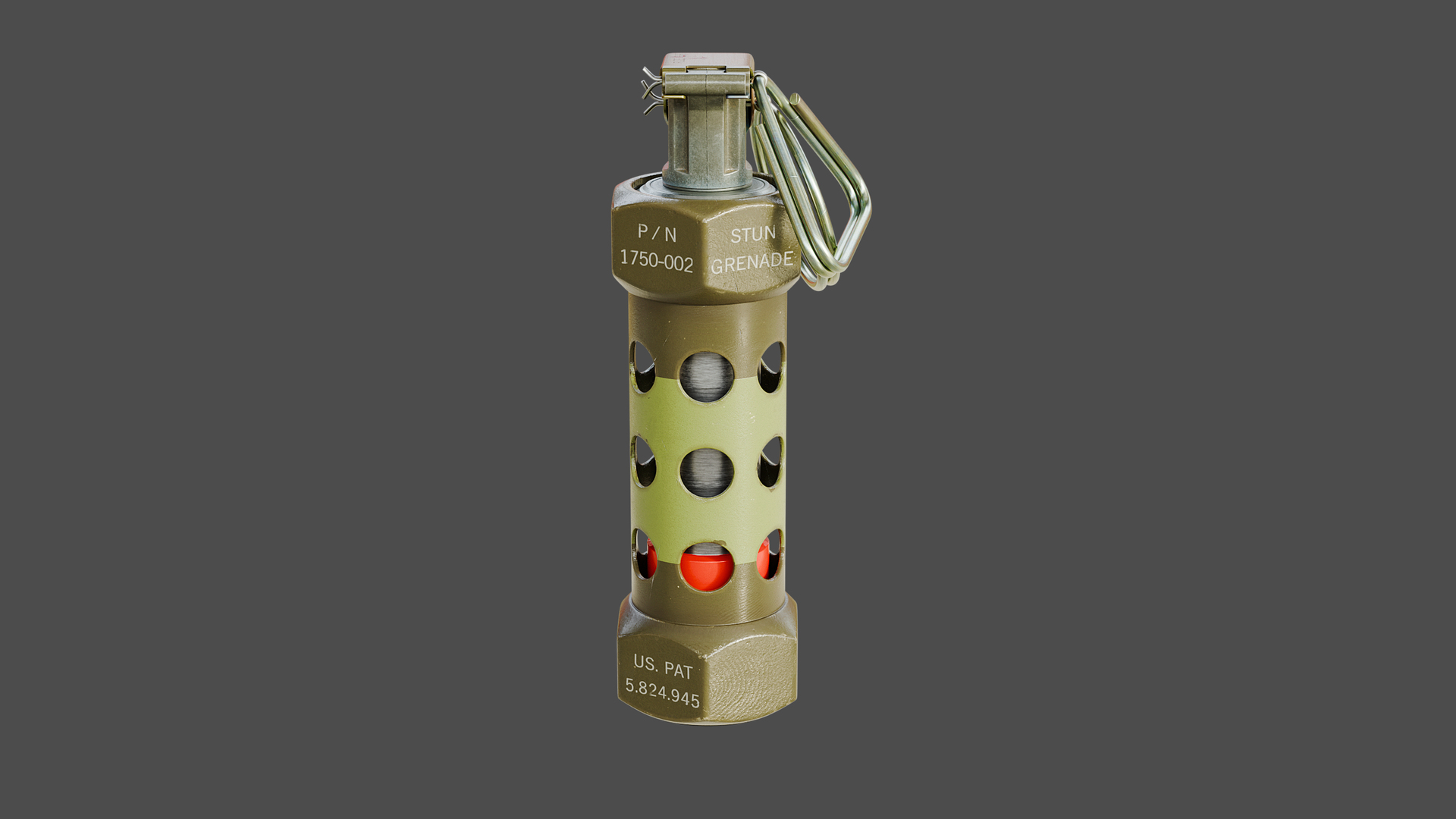 Cinematic M84 Stun Hand Grenade 3D Model - TurboSquid 2342941