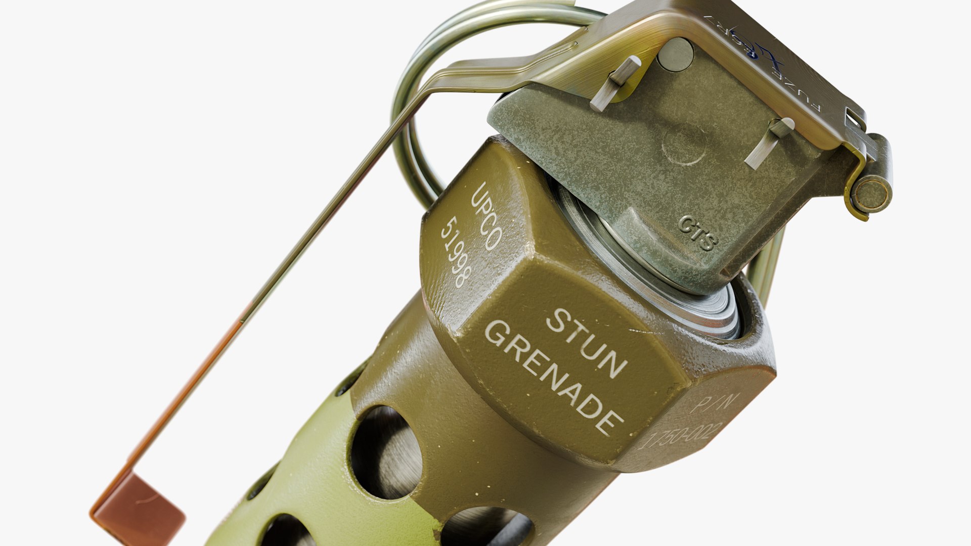 Cinematic M84 Stun Hand Grenade 3D Model - TurboSquid 2342941